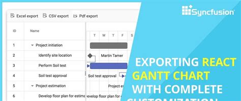 Exporting React Gantt Chart With Complete Customization Dev Community