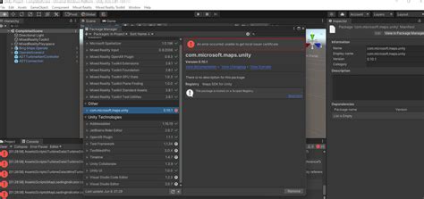 Project Loading With Errors On Maps Package Not Getting Resolved