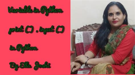 Variable In Python Print Input In Python Youtube