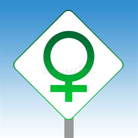 символ рода кнопки женский иллюстрация вектора. иллюстрации ...