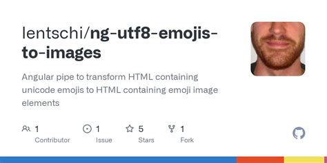 Github Lentschi Ng Utf Emojis To Images Angular Pipe To Transform Html Containing Unicode