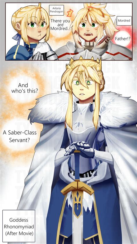 Deux Rois Un Mordred Artoria Pendragon Mordred Et La Déesse