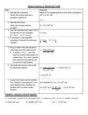 Energy Frequency Wavelength Guide How To Calculate Wavelength