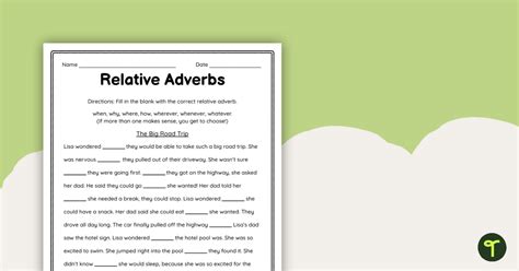 Explain The Function Of Adverbs Worksheet Have Fun Teaching