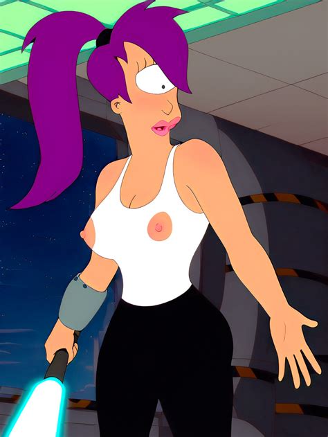 Rule 34 Breasts Crop Top Futurama Holes In Clothes Leggings Nipples