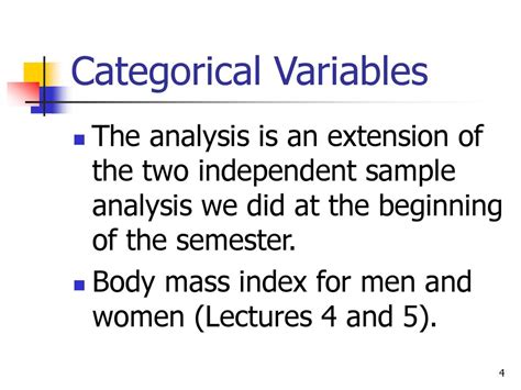 Categorical Variables Ppt Download