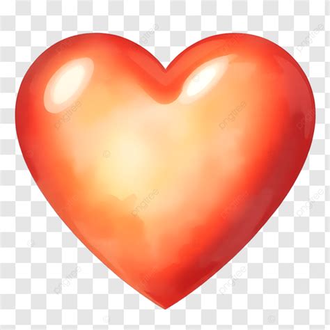 3d Illustration Red Heart Representing Passion Love Red Heart Passion