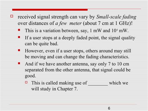 Mobile Radio Propagation And Fading Ppt