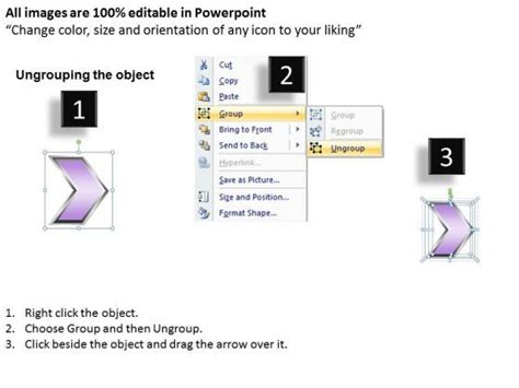 Ppt Linear Demonstration Of D Arrows PowerPoint Process Templates
