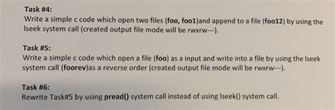 solved task 4 write a simple c code which open two files