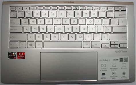 Asus Zenbook Um Laptop Keyboard Keys