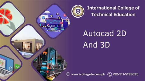 Autocad 2d And 3d Course In Lahore International College Of Technical Education