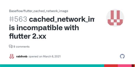 Cached Network Image Is Incompatible With Flutter Xx Issue