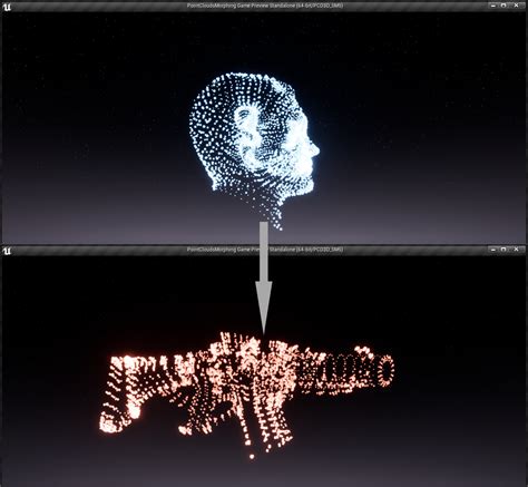 How To Create Point Clouds Morphing With Unreal Engine 4 Real Time Vfx