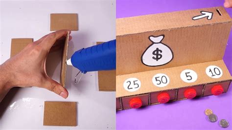 Construct A Cardboard Coin Sorting Machine Diy Tutorial