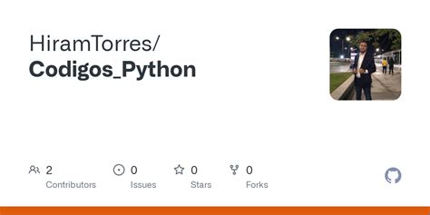 GitHub HiramTorres Codigos Python