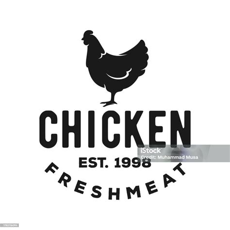 벡터 치킨 암탉 빈티지 그림입니다 가금류 사업 정육점 육류 가게 레스토랑 메뉴 디자인을 위한 12개의 트렌디한 복고풍 엠블럼 및 포스터 템플릿 치킨 컷 다이어그램 닭고기