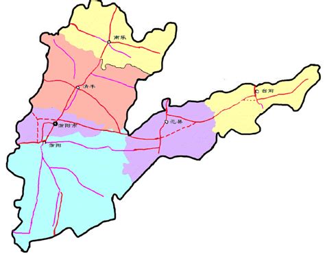 濮阳市城区划分图 濮阳市道路图 濮阳市华龙区 大山谷图库