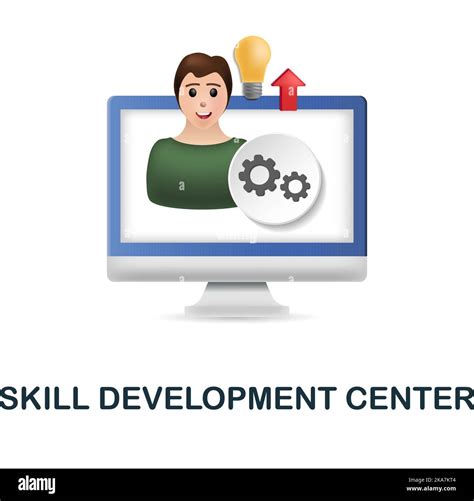 Skill Development Center Icon 3d Illustration From Smart City
