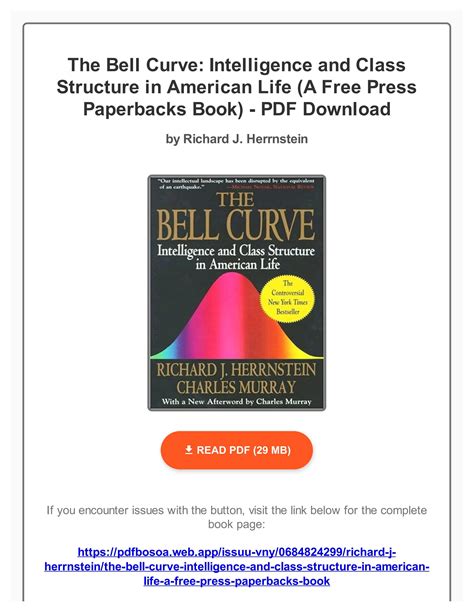 Pdf Ebook The Bell Curve Intelligence And Class Structure In American Life A Free Press