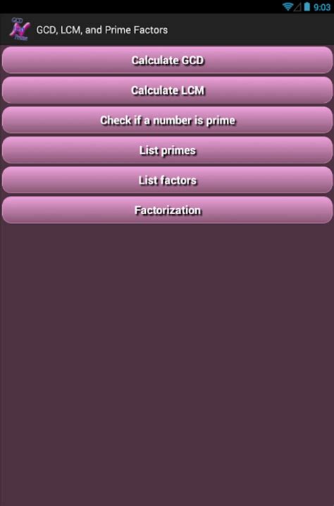 Gcd Lcm And Prime Factors Apk For Android Download