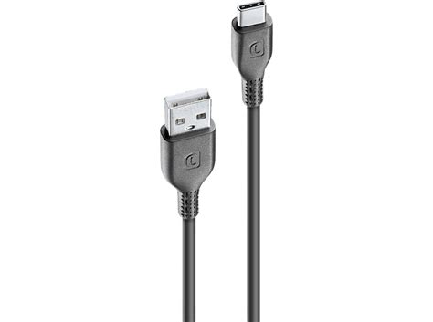 CELLULARLINE USB to USB C Data ve Şarj Kablosu 100 cm Siyah Fiyat Özellik MediaMarkt