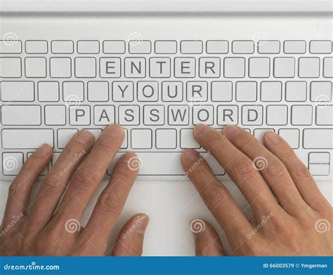 Enter Your Password Stock Image Image Of Security Register 66003579