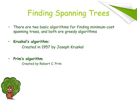 Minimum Spanning Tree Ppt Computer Networking Computing