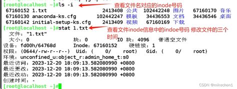 linux文件系统与日志 inode文件和inode号 csdn博客