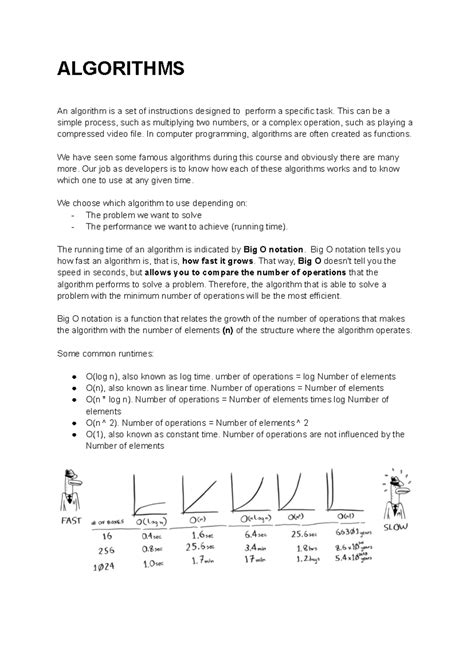 Algorithms Summary 2 Algorithms An Algorithm Is A Set Of