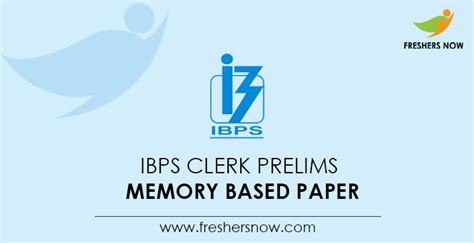 IBPS Clerk Prelims Memory Based Paper PDF 12th December 2021