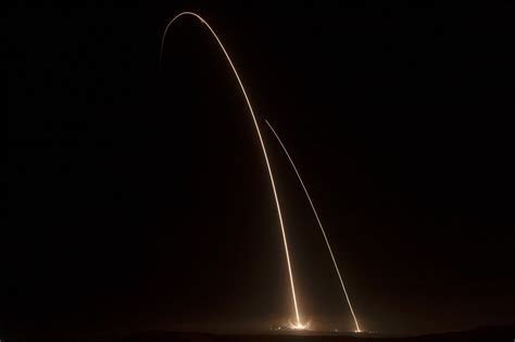 Spacex Rocket Delivers Nro Payload From Vandenberg As Booster Sets