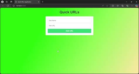 Sampath Dheekonda On Linkedin Webdevelopment Html Css Javascript Quickurls Coding