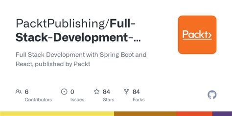 github packtpublishing full stack development with spring boot and react full stack