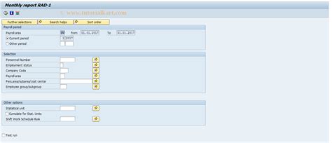 PC00 M58 CRADM SAP Tcode Statistical Report RAD 1M Monthly
