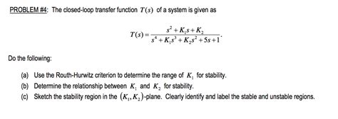 solved the closed loop transfer function t s of a system is