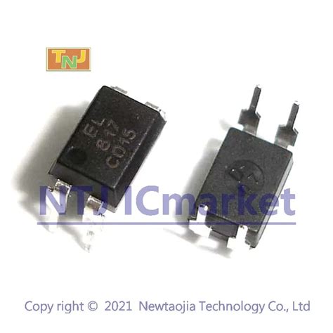 50 Pcs El817c Dip-4 817c El817 Pc817c Pc817 4 Pin Dip Phototransistor ...