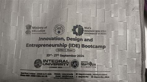 Saksham Dubey On Linkedin Aicte Ministryofeducation Integraluniversity Innovation…