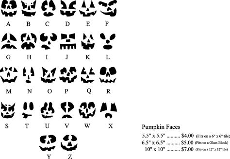 Pumpkin Drawing Faces Ideas