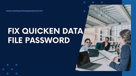 Fix Quicken Data File Password The Consumers Have To Set Their Quicken By Reset Quicken