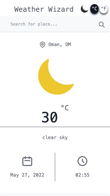 GitHub Kharioki Weather Wizard A Weather App Built With React