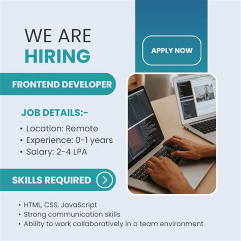 Remote Work Pathways On Linkedin Frontenddeveloper Freshers