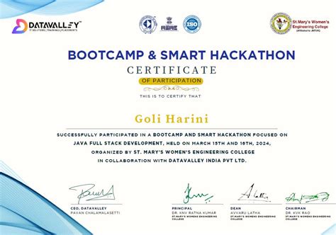 goli harini on linkedin datavalley bootcamp professionaldevelopment continuouslearning…