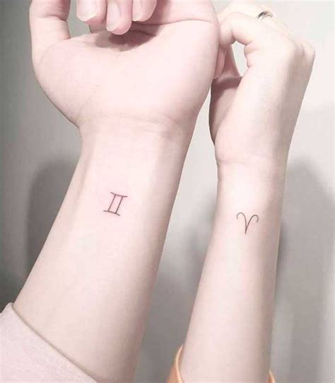 Tatuajes De Signos Del Zodiaco ♊ Significado Diseños De Tattoos Y Más