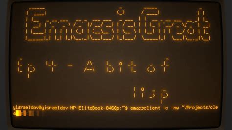 Emacs Is Great Ep 4 A Bit Of Lisp Youtube
