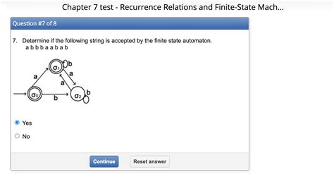 Solved Chapter 7 Test Recurrence Relations And