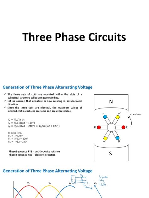 3 Phase Circuit Pdf Electric Motor Electrical Engineering