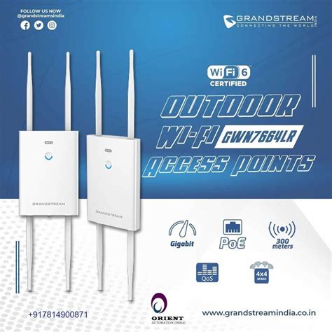 Grandstream Outdoor Access Point At ₹ 16999 Piece Wifi Access Point