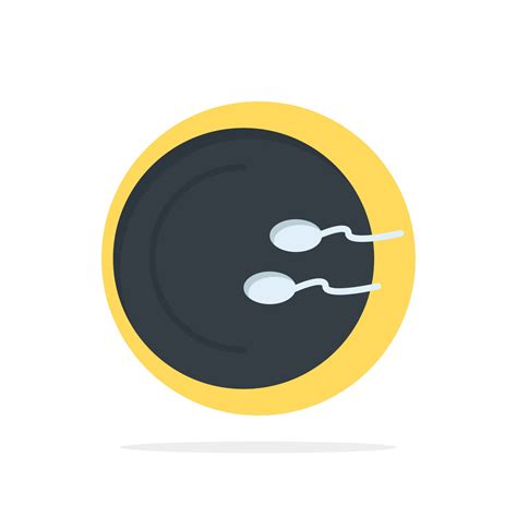 Process Medical Reproduction Medicine Abstract Circle Background Flat Color Icon 18007193 Vector