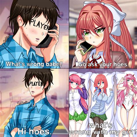 Player Reality Ddlc Fanart By Willianxs On Deviantart